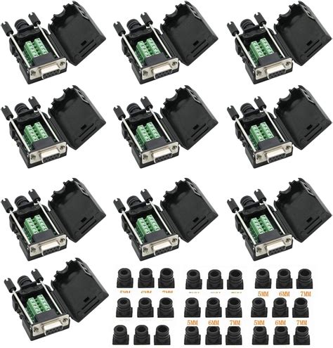Amazon Com YIOVVOM DB Breakout Connector To Wiring Terminal RS D SUB Female Serial Port