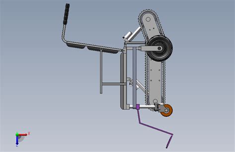 轮履式电动轮椅三维SW2021带参 SOLIDWORKS 2021 模型图纸下载 懒石网