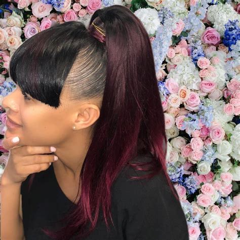 Extravagant Bangs With High Ponytail