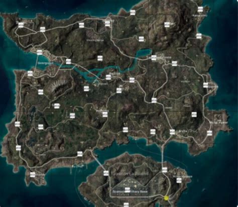 Pubg艾伦格密室位置图 Pubg艾伦格秘密地下室位置图一览 好学资源网
