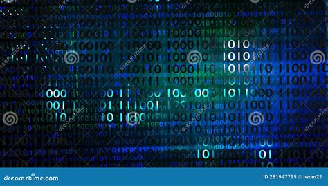 Binary Code Background Concept Of Big Data And Artificial Intelligence Digital Technology