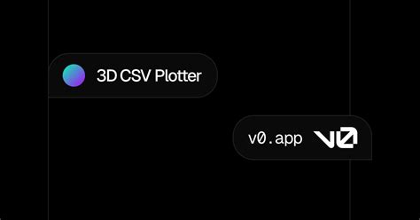 3d Csv Plotter V0 By Vercel