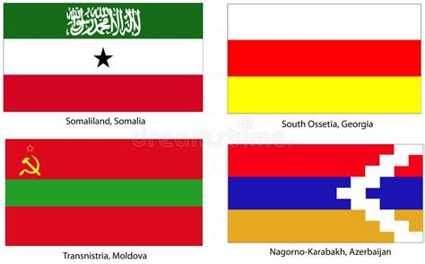Unrecognized States Flags Stock Illustration Illustration Of Azerbaijan 21629972