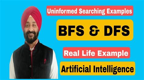 Lec 8 Bfs And Dfs With Real Life Examples Uninformed Searching Artificial Intelligence Ai