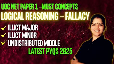 Logical Reasoning Fallacies Illicit Major Illicit Minor