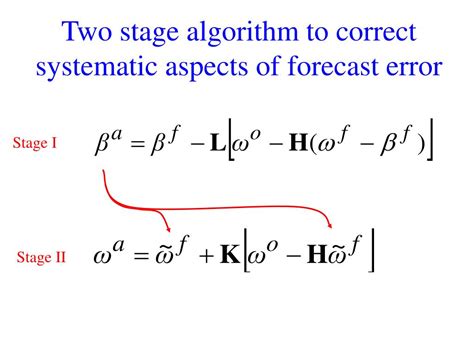 Ppt Bias In Ocean Data Assimilation Two Stage Bias Correction Algorithm Bias Model Powerpoint