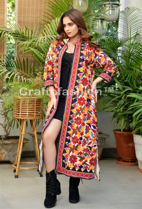 Bohemian Plus Size Jacket Craft N Fashion