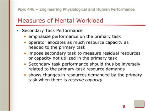 Ppt Week 13 1 Mental Workload Powerpoint Presentation Free Download