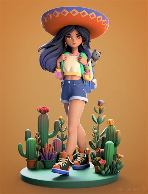 Artstation Casual Girl