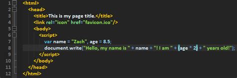 Javascript Tutorial Basic Syntax Operators