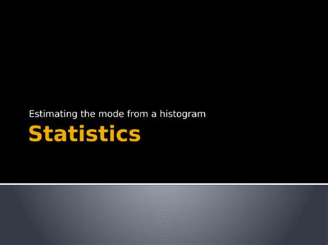 How To Draw A Histogram From A Grouped Frequency Table And Estimate The
