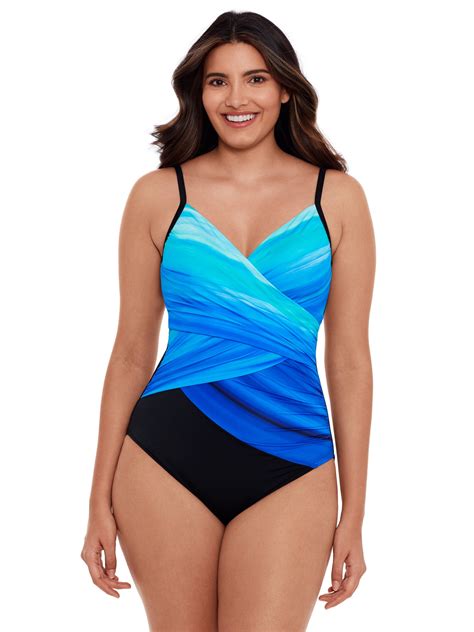 Embrace Your Curves™ By Miracle Brands® Womens And Womens Plus Makenna One Piece Swimsuit