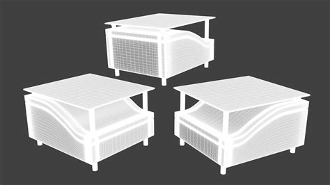 정연한 유리제 커피 용 탁자 3d 모델 6 Unknown 3ds Blend Fbx Obj Free3d