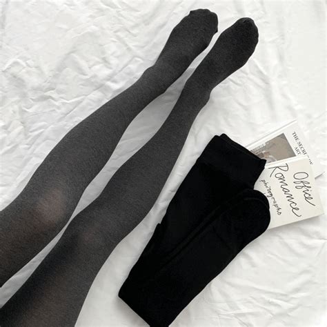 [🔥겨울기모🔥 묶음할인] 보온 Hot 데일리 겨울 고급 기모 레깅스 팬티 퍼 골지 무지 롱 스타킹 2color 에이블리