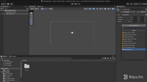 Implementing Blips Music Packs In Unity