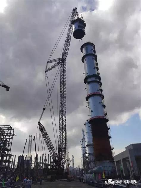 华陆科技宁波东华能源pdh项目大件吊装工作圆满完成丙烷