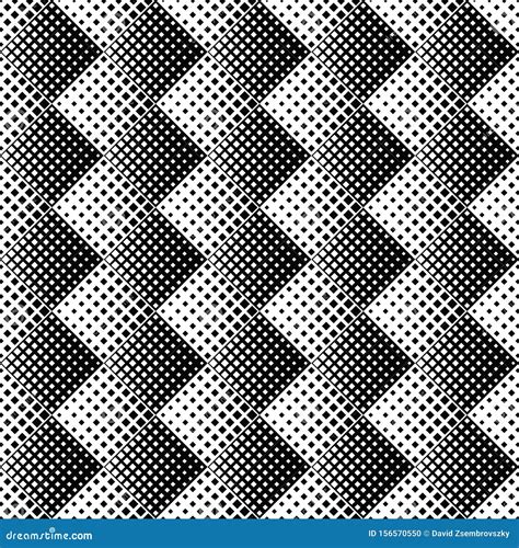 Geometrical Monochrome Diagonal Square Pattern Background Design Stock Vector Illustration Of