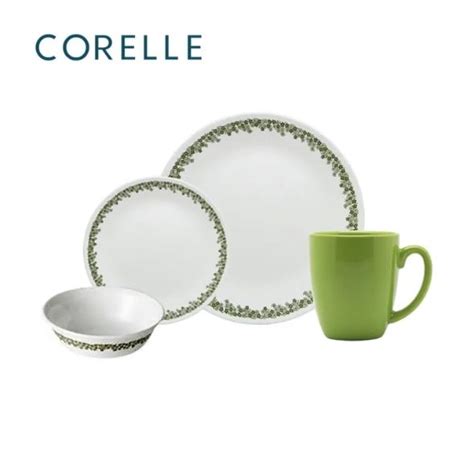 Corelle 16pc Dinner Set Spring Blossom Bakeware Pk