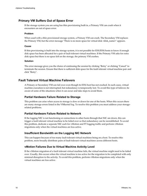 Vsphere Esxi Vcenter Server 55 Troubleshooting Guide Pdf