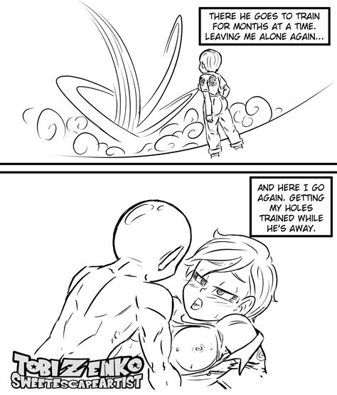 Rule 34 Bald Black And White Breasts Bulma Briefs Cheating Cheating Wife Dialogue Dragon Ball