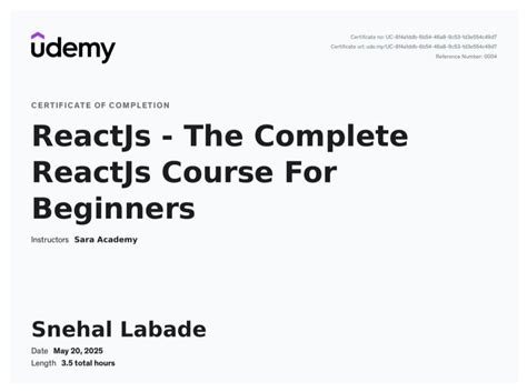 Reactjs Frontenddevelopment Learningneverstops Webdevelopment Udemy Snehal Labade