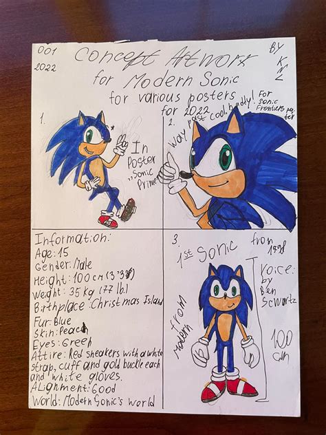 Concept Art Of Sonic 1 By Knrst On Deviantart