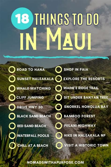 18 Memorable Things To Do Maui • Nomads With A Purpose