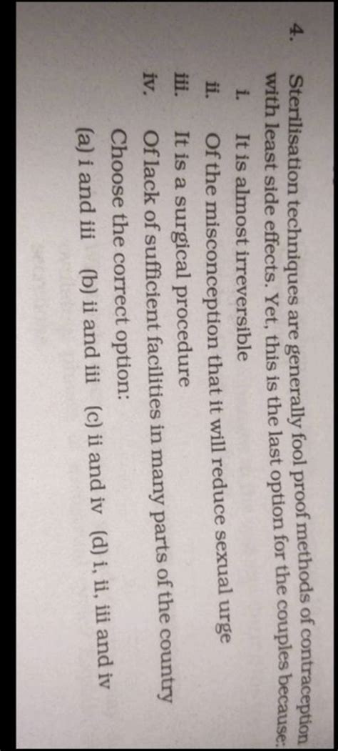 4 Sterilisation Techniques Are Generally Fool Proof Methods Of Contracep