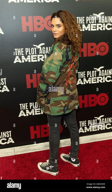New York Ny March 4 2020 Sepideh Moafi Attends Hbos The Plot