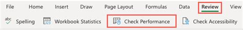 How To Optimize Workbook Performance In Excel For The Web