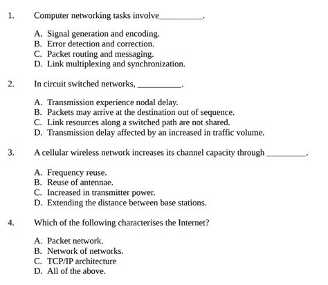 Solved Computer Networking Tasks Involve A Signal Chegg