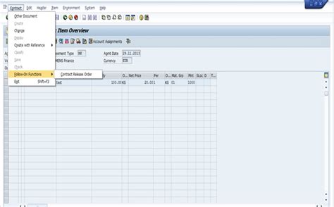 Solved Contract Release Order Sap Community