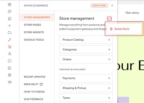 Add Or Remove Native Store Duda Support