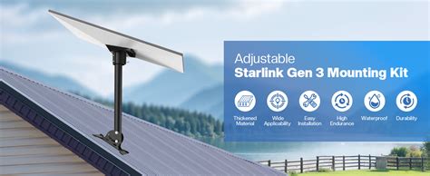 Support Starlink Gen 3 I Thera U Fixation Starlink V3 Réglable
