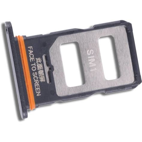 Tiroir Carte Dual Sim Pour Xiaomi Redmi Note Pro G Noir