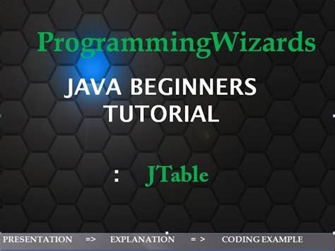 Make A Table Using JTable In Java Eclipse YouTube