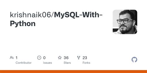 Github Krishnaik06mysql With Python