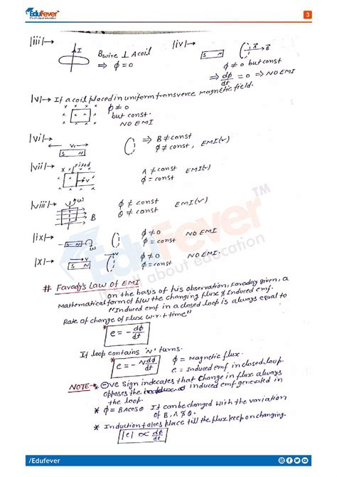 Emi Physics Handwritten Notes Pdf Standardized Testing
