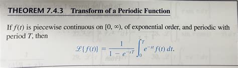 Solved Problems You Can Use The Full Table Of Laplace Chegg Com