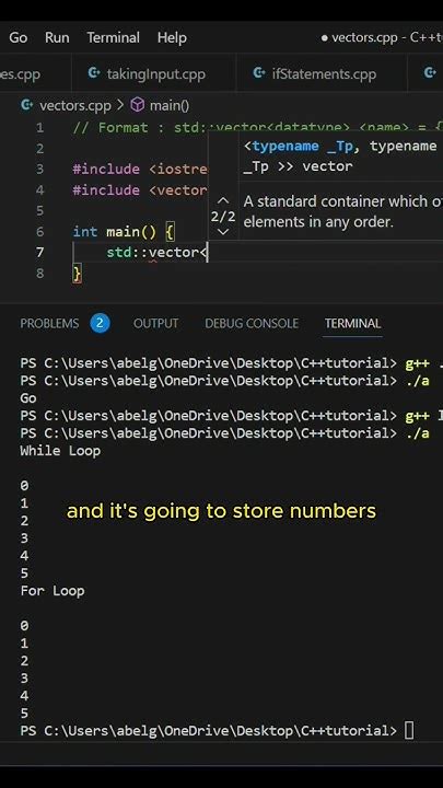 vectors in c full video out now shorts cprogramming c youtube