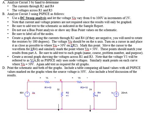 Solved Analyze Circuit 3 By Hand To Determine The Current