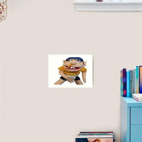 SML Jeffy Art Print By Crazycrazydan Redbubble