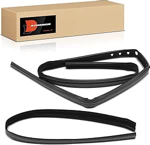 A Premium 2pcs Window Molding Trim Weather Stripping Kit