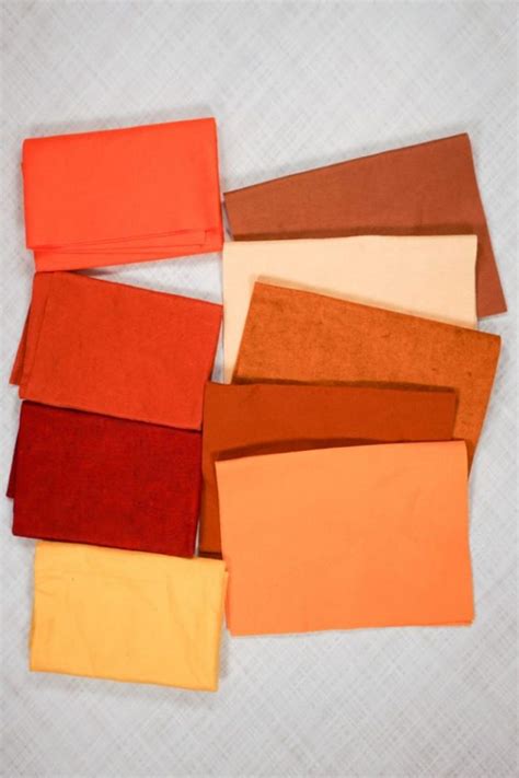 Diy Felt Leaf Placemats • Heather Handmade