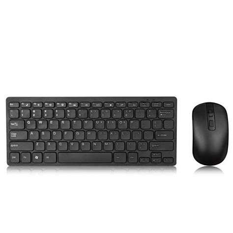Ultra Slim Usb 2 4ghz Cordless Wireless Keyboard And Mouse Set For Pc And Laptop 2 4g Wireless