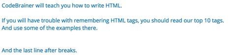 Basic HTML Tags Top 10 Tags