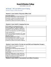 CPT And HCPCS Level II Coding Proper Coding Methods For Course Hero