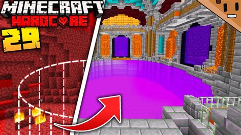 I Transformed The Nether Portal In Minecraft Hardcore 29 Minecraft