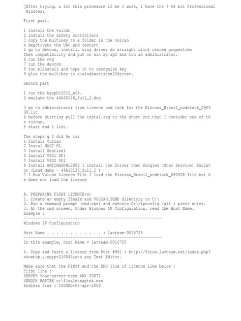 Install Vulcan Pdf System Software Software