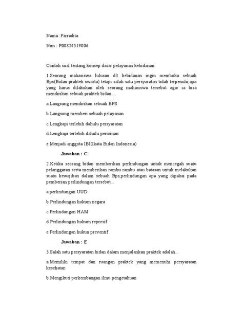 Contoh Soal Bps Pdf